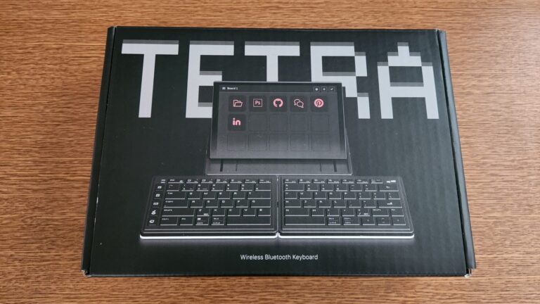 持ち運びに便利な、薄くて完全無線の分割キーボード Tetra Keyboard レビュー【提供 きびだんご株式会社】 | 繊細ガジェットレビュー